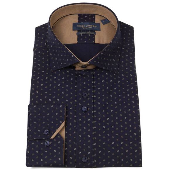 GUIDE LONDON | Shirts | New Guide London Mens Long Sleeve Geometric ...